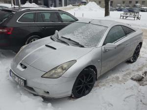 Grey Toyota Celica 2000 in Vilnius, with an engine capacity of 1.79 L and mileage of 295 thousand km for 1100 €, photo  on AUTOMOTO.COM.LV