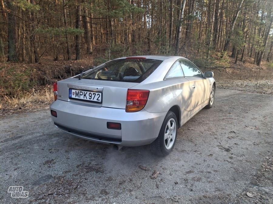Pelēks Toyota Celica 2002 Alīta, ar dzinēja tilpumu 1.80 L un nobraukumu 294 tūkst. km par 3900 €, foto 9 vietnē AUTOMOTO.COM.LV