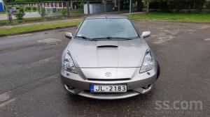 Pelēks Toyota Celica 2005 Rīga, ar dzinēja tilpumu 1.80 L un nobraukumu 151 tūkst. km par 3400 €, foto  vietnē AUTOMOTO.COM.LV