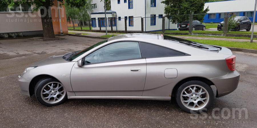 Pelēks Toyota Celica 2005 Rīga, ar dzinēja tilpumu 1.80 L un nobraukumu 151 tūkst. km par 3400 €, foto 3 vietnē AUTOMOTO.COM.LV
