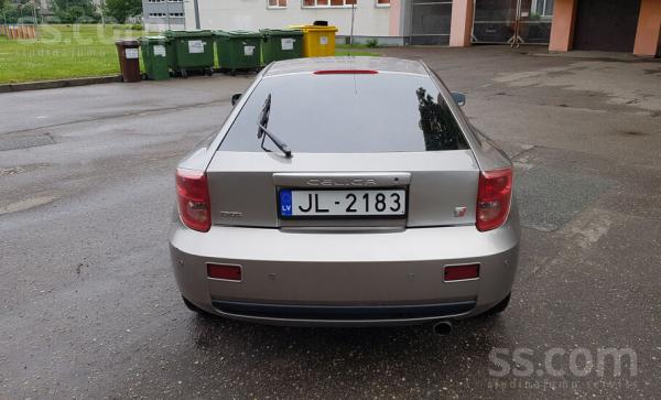 Pelēks Toyota Celica 2005 Rīga, ar dzinēja tilpumu 1.80 L un nobraukumu 151 tūkst. km par 3400 €, foto 3 vietnē AUTOMOTO.COM.LV
