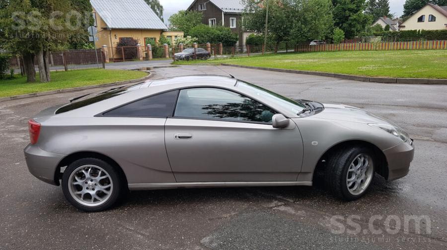 Pelēks Toyota Celica 2005 Rīga, ar dzinēja tilpumu 1.80 L un nobraukumu 151 tūkst. km par 3400 €, foto 5 vietnē AUTOMOTO.COM.LV