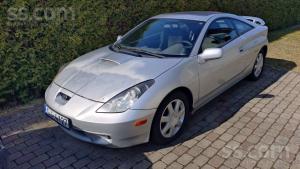 Pelēks Toyota Celica 2000 Rīga, ar dzinēja tilpumu 1.80 L un nobraukumu 250 tūkst. km par 700 €, foto  vietnē AUTOMOTO.COM.LV