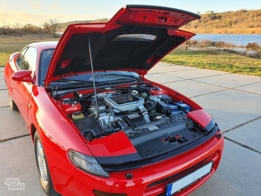 Red Toyota Celica 1992 in Kaunas, with an engine capacity of 2.00 L and mileage of 257 thousand km for 43000 €, photo 8 on AUTOMOTO.COM.LV