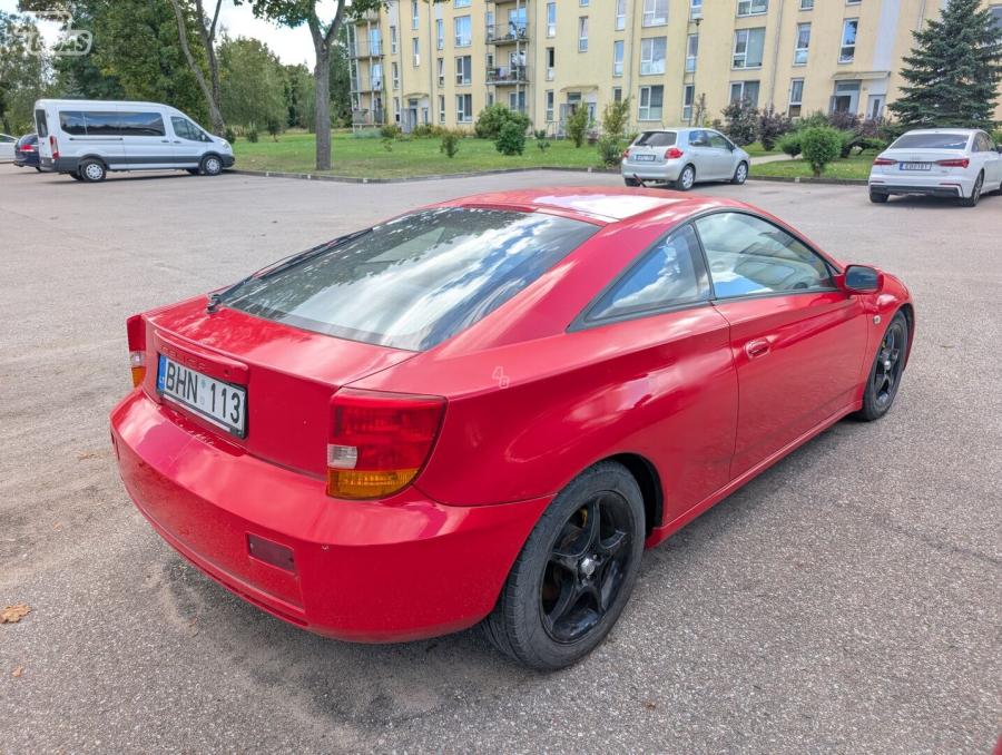 Red Toyota Celica 1999 in Kaunas, with an engine capacity of 1.80 L and mileage of 320 thousand km for 1800 €, photo 5 on AUTOMOTO.COM.LV