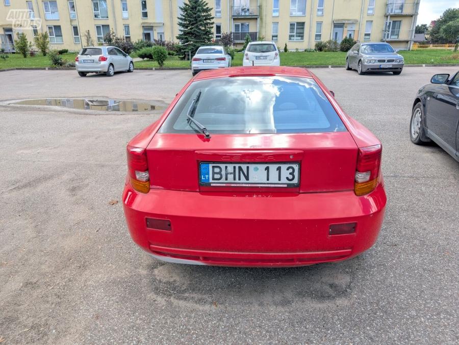 Red Toyota Celica 1999 in Kaunas, with an engine capacity of 1.80 L and mileage of 320 thousand km for 1800 €, photo 6 on AUTOMOTO.COM.LV
