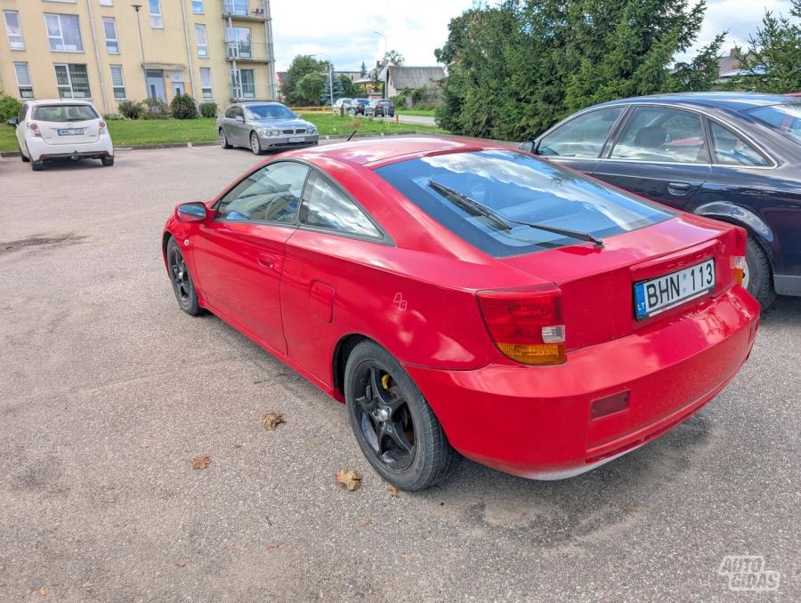 Red Toyota Celica 1999 in Kaunas, with an engine capacity of 1.80 L and mileage of 320 thousand km for 1800 €, photo 7 on AUTOMOTO.COM.LV