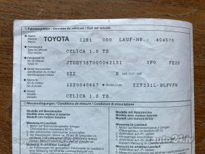 Красный Тойота Селика 2001 в Тарту, объемом двигателя 1.80 л и пробегом 245 тыс. км за 5990 €, фото 9 на AUTOMOTO.COM.LV