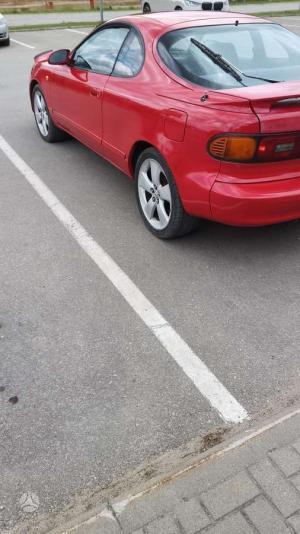 Sarkans Toyota Celica 1993 Klaipėda, ar dzinēja tilpumu 2.00 L un nobraukumu 261 tūkst. km par 4500 €, foto 5 vietnē AUTOMOTO.COM.LV