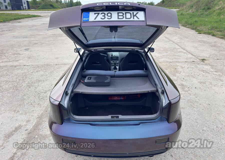 Violets Toyota Celica 2001 Tartu, ar dzinēja tilpumu 1.80 L un nobraukumu 307 tūkst. km par 3600 €, foto 8 vietnē AUTOMOTO.COM.LV