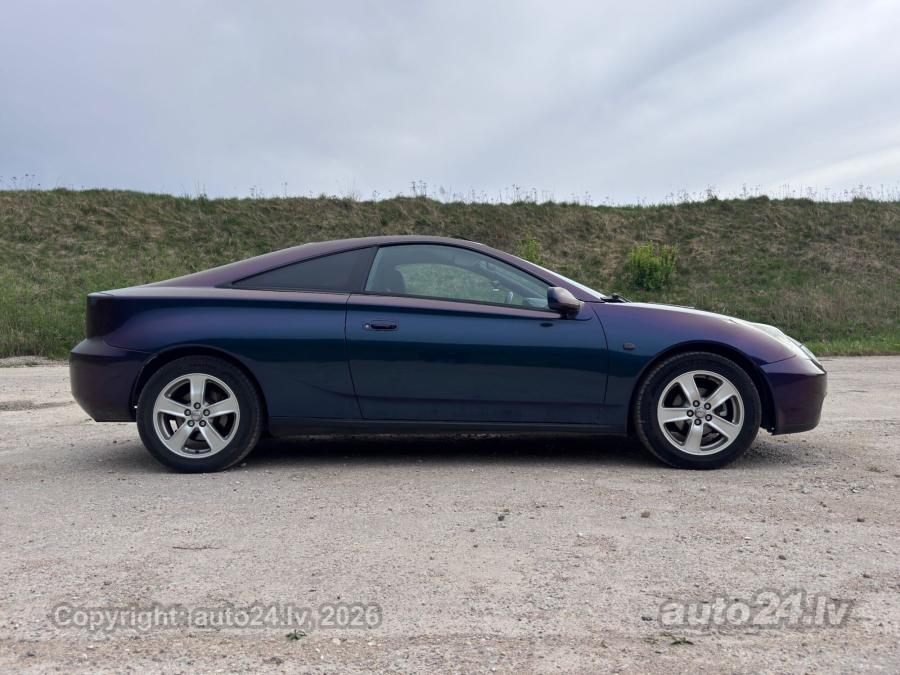 Violets Toyota Celica 2001 Tartu, ar dzinēja tilpumu 1.80 L un nobraukumu 307 tūkst. km par 3600 €, foto 12 vietnē AUTOMOTO.COM.LV