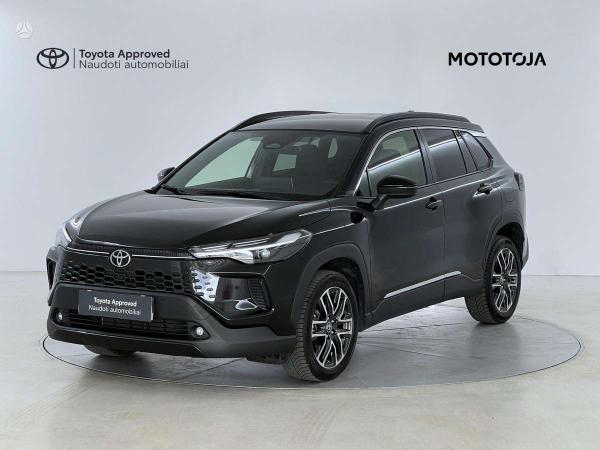 Melns Toyota Corolla 2025 Viļņa, ar dzinēja tilpumu 1.80 L un nobraukumu 10 tūkst. km par 33900 €, foto 1 vietnē AUTOMOTO.COM.LV