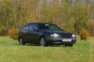 Melns Toyota Corolla 1998 Hāpsalu, ar dzinēja tilpumu 1.30 L un nobraukumu 269 tūkst. km par 2900 €, foto  vietnē AUTOMOTO.COM.LV
