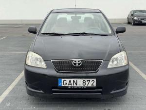 Black Toyota Corolla 2003 in Kaunas, with an engine capacity of 1.60 L and mileage of 284 thousand km for 650 €, photo 3 on AUTOMOTO.COM.LV