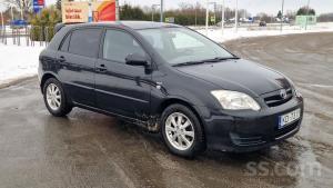 Black Toyota Corolla 2005 in Riga, with an engine capacity of 1.40 L and mileage of 0 thousand km for 1150 €, photo  on AUTOMOTO.COM.LV