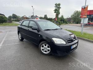 Black Toyota Corolla 2005 in Jelgava, with an engine capacity of 2.00 L and mileage of 333 thousand km for 1370 €, photo  on AUTOMOTO.COM.LV