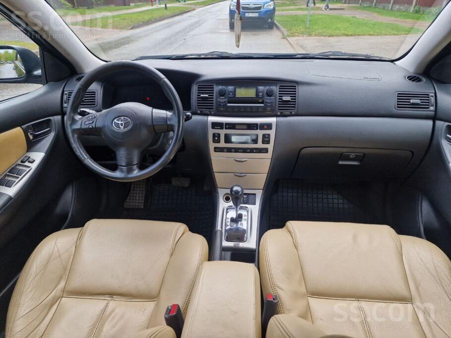 Melns Toyota Corolla 2006 Rīga, ar dzinēja tilpumu 1.40 L un nobraukumu 252 tūkst. km par 2200 €, foto 10 vietnē AUTOMOTO.COM.LV