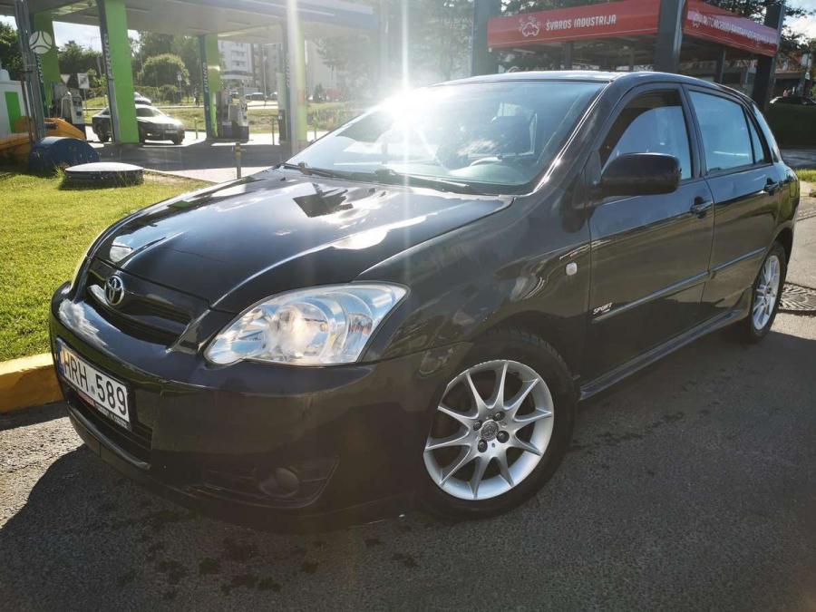 Melns Toyota Corolla 2006 Viļņa, ar dzinēja tilpumu 2.00 L un nobraukumu 308 tūkst. km par 1600 €, foto 18 vietnē AUTOMOTO.COM.LV