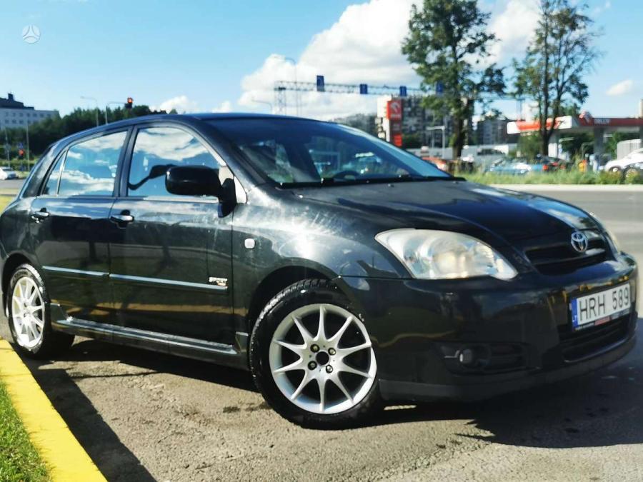 Melns Toyota Corolla 2006 Viļņa, ar dzinēja tilpumu 2.00 L un nobraukumu 308 tūkst. km par 1600 €, foto 22 vietnē AUTOMOTO.COM.LV