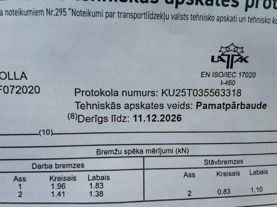 Черный Тойота Королла 2007 в Кулдига, объемом двигателя 1.40 л и пробегом 264 тыс. км за 2200 €, фото 16 на AUTOMOTO.COM.LV