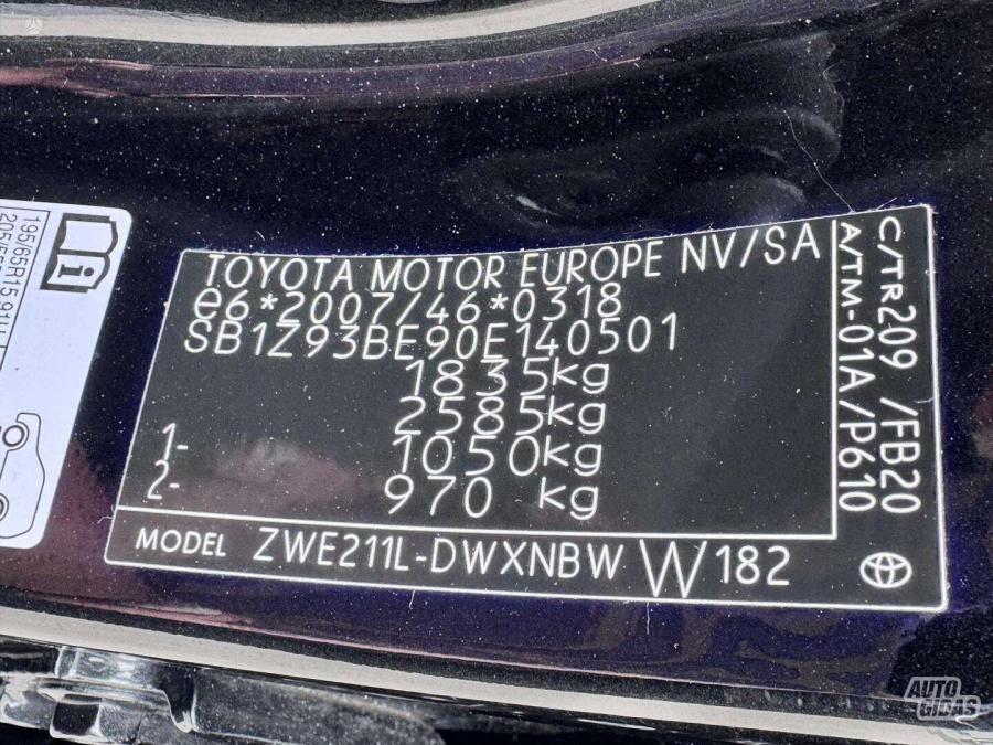 Melns Toyota Corolla 2020 Viļņa, ar dzinēja tilpumu 1.80 L un nobraukumu 196 tūkst. km par 15500 €, foto 29 vietnē AUTOMOTO.COM.LV