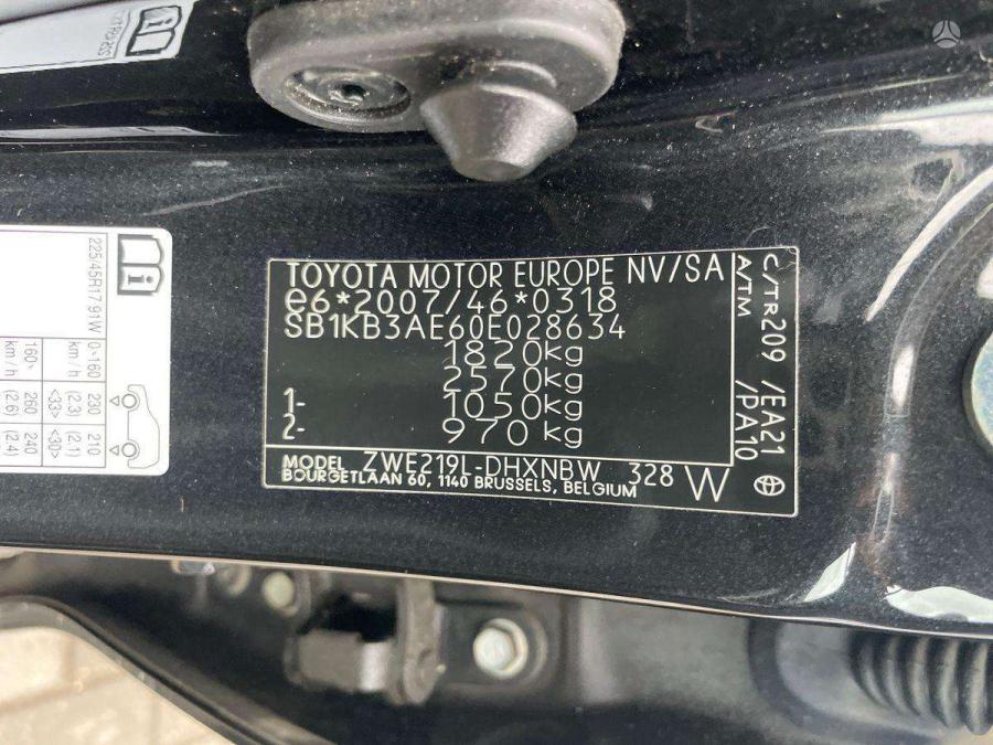 Melns Toyota Corolla 2023 Klaipėda, ar dzinēja tilpumu 1.80 L un nobraukumu 53 tūkst. km par 21500 €, foto 21 vietnē AUTOMOTO.COM.LV