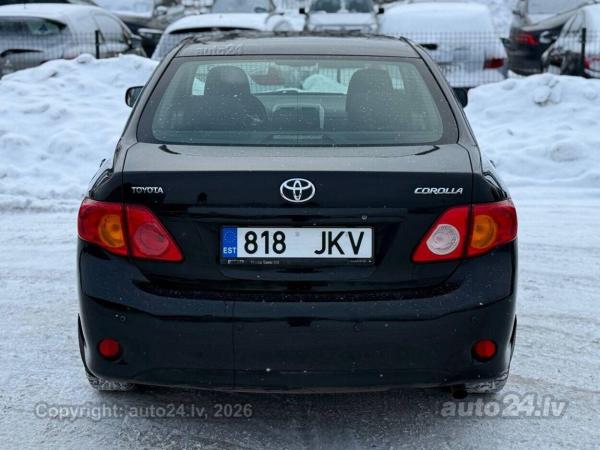 Black Toyota Corolla 2007 in Tallinn, with an engine capacity of 1.60 L and mileage of 114 thousand km for 3999 €, photo 6 on AUTOMOTO.COM.LV