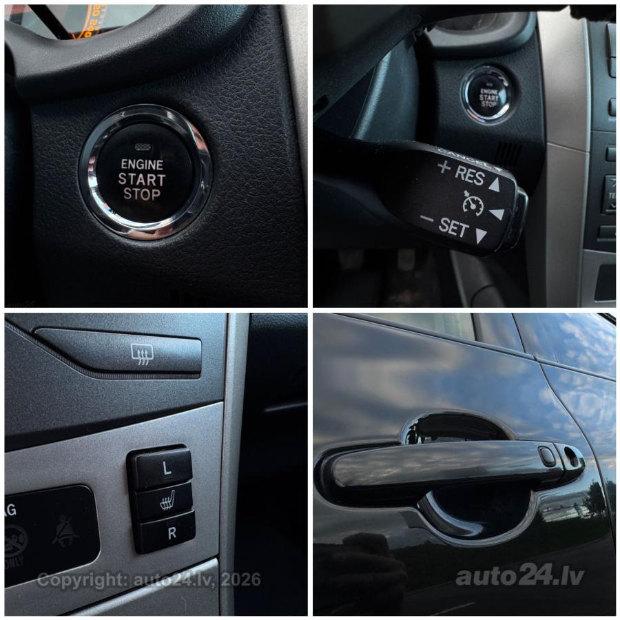 Black Toyota Corolla 2008 in Tartu, with an engine capacity of 1.60 L and mileage of 314 thousand km for 3250 €, photo 13 on AUTOMOTO.COM.LV