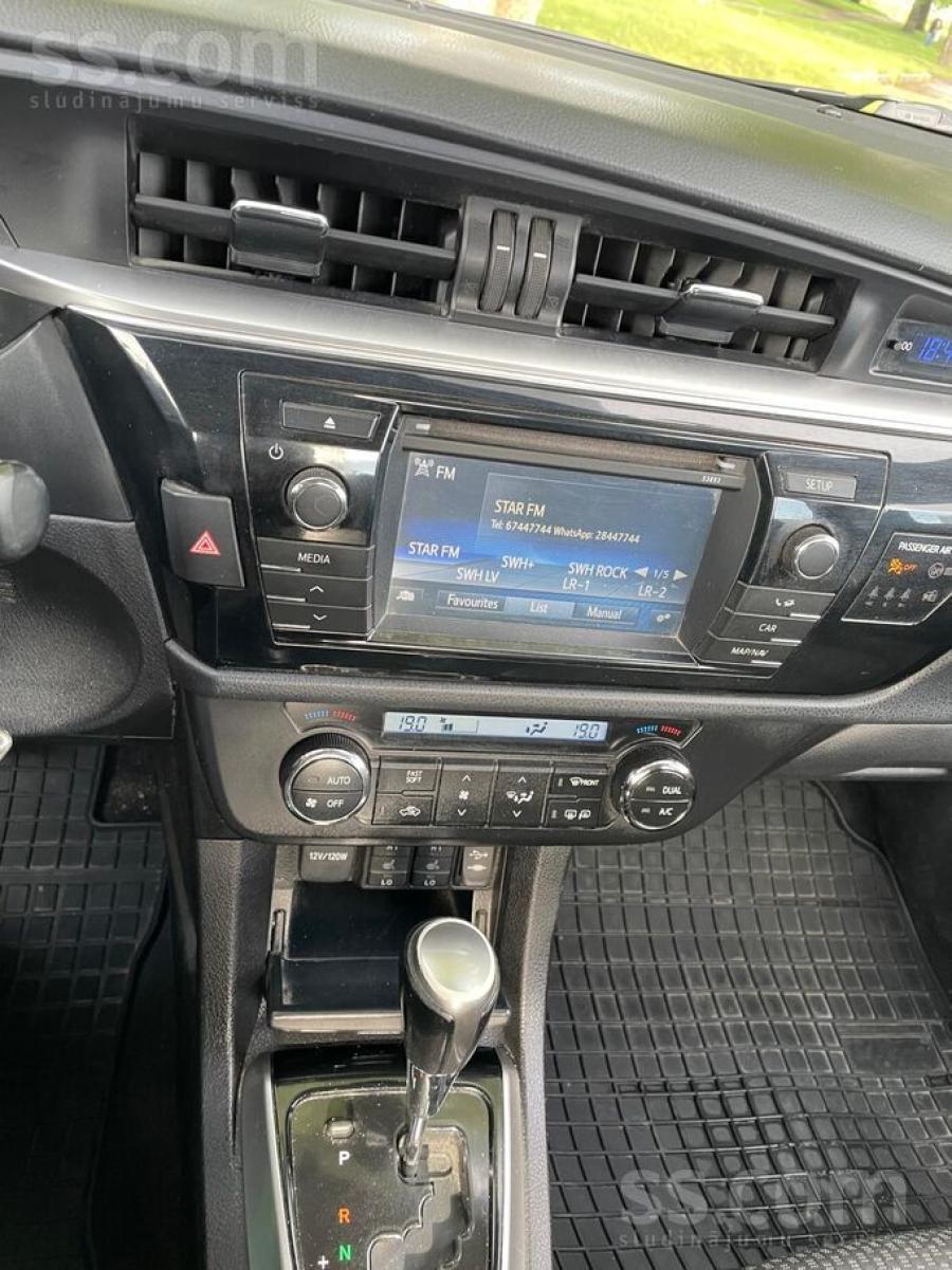 Melns Toyota Corolla 2015 Rīga, ar dzinēja tilpumu 1.60 L un nobraukumu 429 tūkst. km par 4690 €, foto 7 vietnē AUTOMOTO.COM.LV