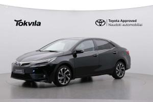 Black Toyota Corolla 2017 in Vilnius, with an engine capacity of 1.60 L and mileage of 87 thousand km for 12900 €, photo  on AUTOMOTO.COM.LV