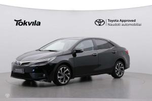 Melns Toyota Corolla 2017 Viļņa, ar dzinēja tilpumu 1.60 L un nobraukumu 87 tūkst. km par 12900 €, foto  vietnē AUTOMOTO.COM.LV