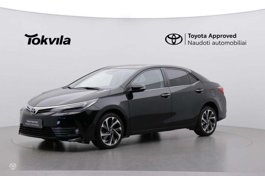 Melns Toyota Corolla 2017 Viļņa, ar dzinēja tilpumu 1.60 L un nobraukumu 87 tūkst. km par 12900 €, foto 1 vietnē AUTOMOTO.COM.LV