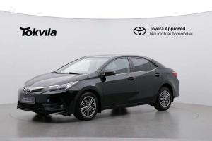 Melns Toyota Corolla 2018 Viļņa, ar dzinēja tilpumu 1.60 L un nobraukumu 136 tūkst. km par 11900 €, foto  vietnē AUTOMOTO.COM.LV