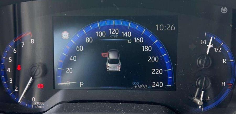 Black Toyota Corolla 2019 in Klaipeda, with an engine capacity of 1.60 L and mileage of 67 thousand km for 17400 €, photo 7 on AUTOMOTO.COM.LV