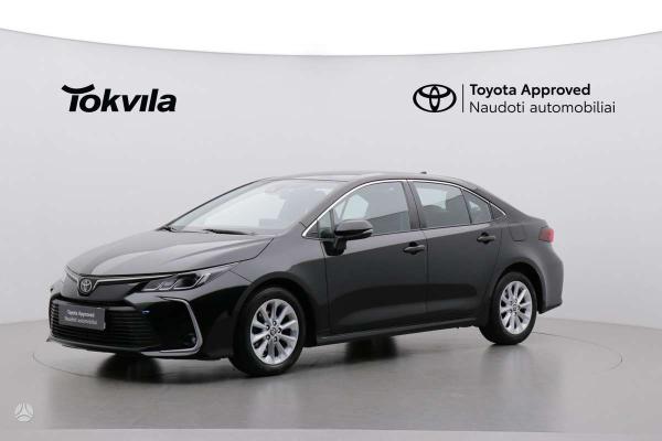 Черный Тойота Королла 2021 в Вильнюс, объемом двигателя 1.49 л и пробегом 66 тыс. км за 16900 €, фото 1 на AUTOMOTO.COM.LV