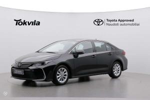 Black Toyota Corolla 2021 in Vilnius, with an engine capacity of 1.49 L and mileage of 66 thousand km for 16900 €, photo  on AUTOMOTO.COM.LV