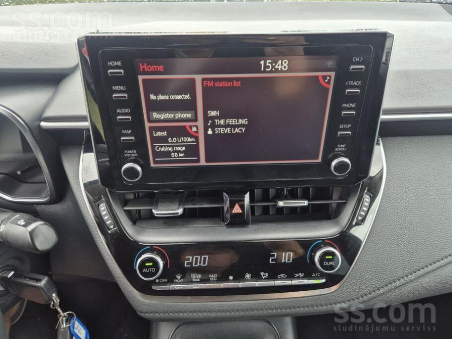 Black Toyota Corolla 2021 in Liepaja, with an engine capacity of 1.80 L and mileage of 186 thousand km for 14200 €, photo 14 on AUTOMOTO.COM.LV