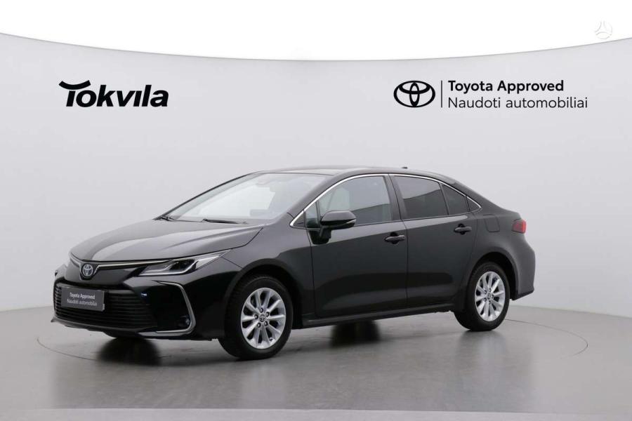Melns Toyota Corolla 2022 Viļņa, ar dzinēja tilpumu 1.80 L un nobraukumu 85 tūkst. km par 23500 €, foto 1 vietnē AUTOMOTO.COM.LV