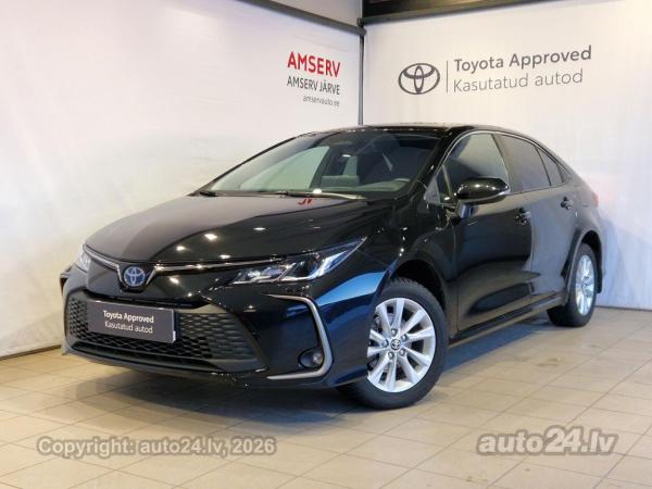 Melns Toyota Corolla 2024 Tallina, ar dzinēja tilpumu 1.80 L un nobraukumu 47 tūkst. km par 24490 €, foto 1 vietnē AUTOMOTO.COM.LV
