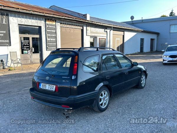 Melns Toyota Corolla 1998 Valga, ar dzinēja tilpumu 1.30 L un nobraukumu 0 tūkst. km par 1399 €, foto 6 vietnē AUTOMOTO.COM.LV