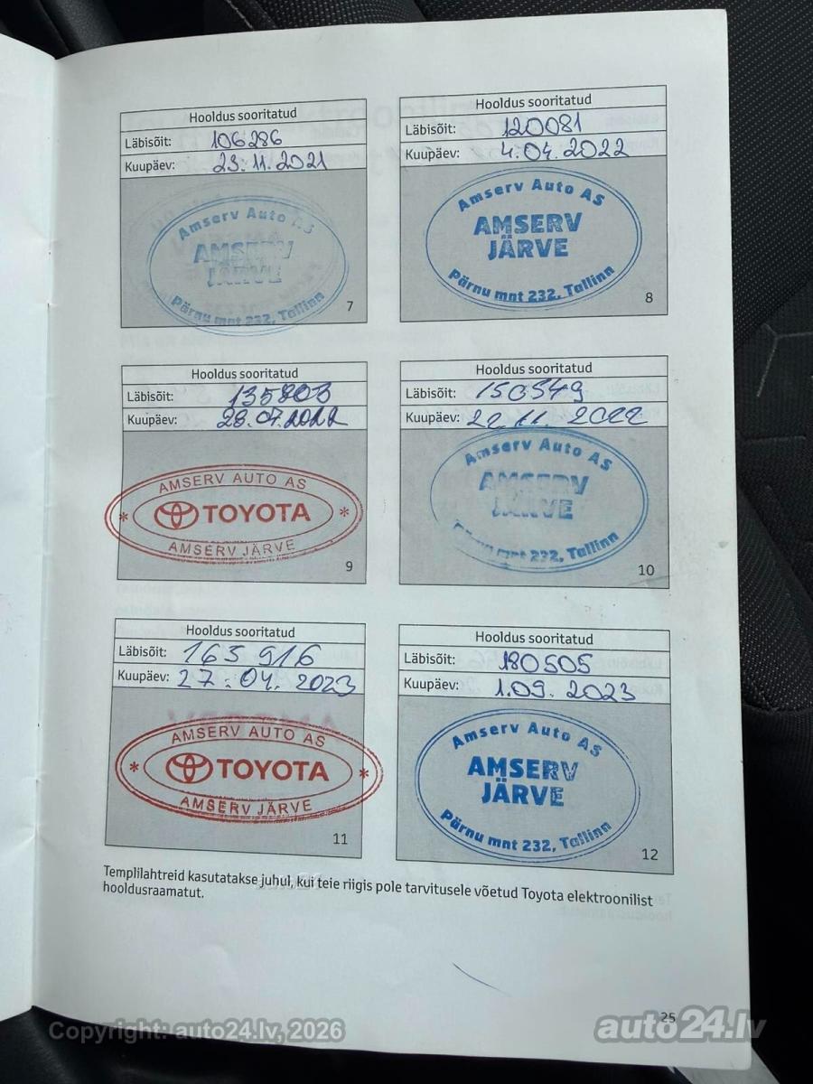 Melns Toyota Corolla 2019 Tallina, ar dzinēja tilpumu 1.80 L un nobraukumu 277 tūkst. km par 10500 €, foto 21 vietnē AUTOMOTO.COM.LV