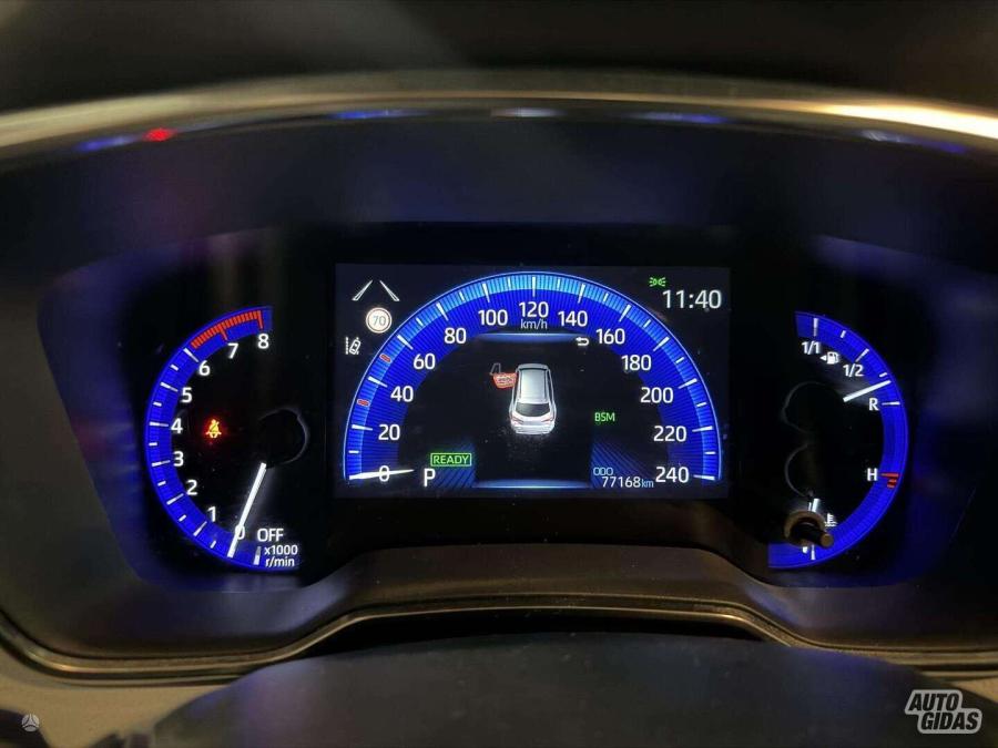Black Toyota Corolla 2021 in Vilnius, with an engine capacity of 2.00 L and mileage of 77 thousand km for 22500 €, photo 11 on AUTOMOTO.COM.LV