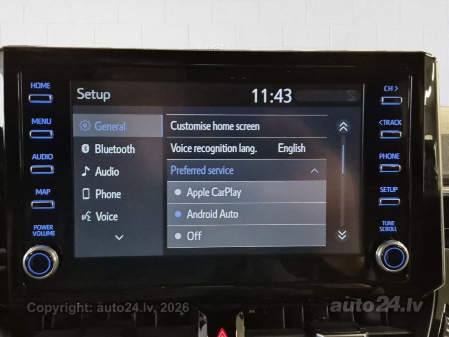 Black Toyota Corolla 2021 in Tallinn, with an engine capacity of 1.20 L and mileage of 83 thousand km for 17990 €, photo 17 on AUTOMOTO.COM.LV