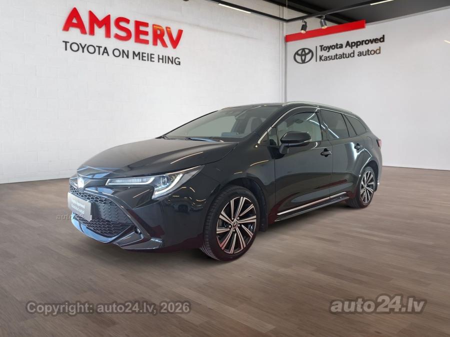 Black Toyota Corolla 2023 in Viljandi, with an engine capacity of 1.80 L and mileage of 49 thousand km for 22490 €, photo 1 on AUTOMOTO.COM.LV