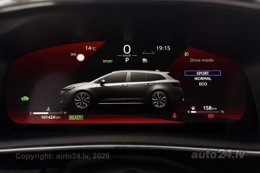 Black Toyota Corolla 2023 in Tallinn, with an engine capacity of 1.80 L and mileage of 101 thousand km for 18490 €, photo 15 on AUTOMOTO.COM.LV