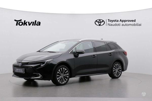 Black Toyota Corolla 2024 in Vilnius, with an engine capacity of 1.80 L and mileage of 29 thousand km for 26990 €, photo 1 on AUTOMOTO.COM.LV