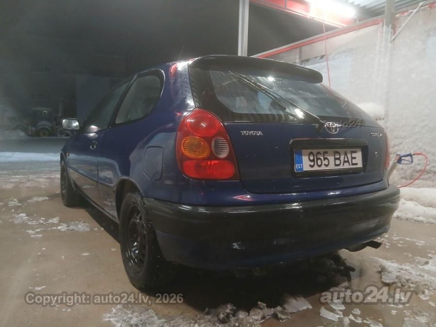 Blue Toyota Corolla 1998 in Tallinn, with an engine capacity of 0.00 L and mileage of 344 thousand km for 1250 €, photo 3 on AUTOMOTO.COM.LV