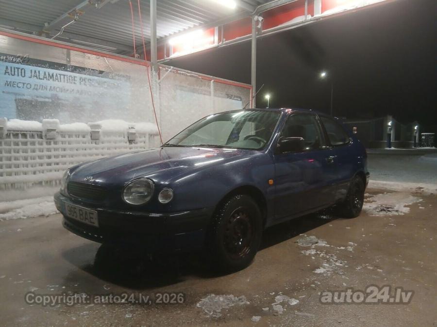 Blue Toyota Corolla 1998 in Tallinn, with an engine capacity of 0.00 L and mileage of 344 thousand km for 1250 €, photo 4 on AUTOMOTO.COM.LV