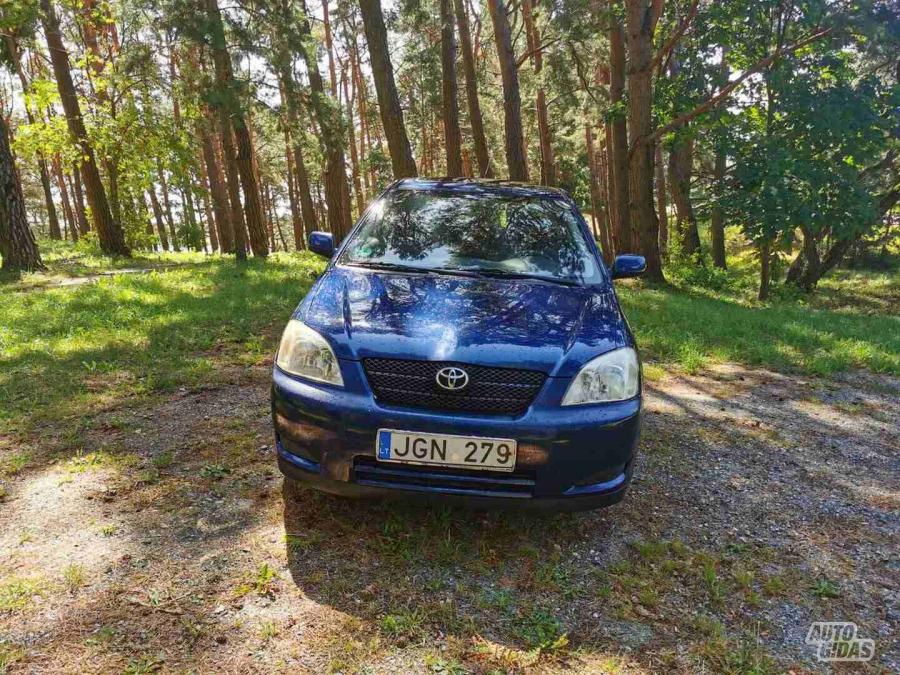 Zils Toyota Corolla 2002 Kaišiadorys, ar dzinēja tilpumu 1.40 L un nobraukumu 205 tūkst. km par 990 €, foto 4 vietnē AUTOMOTO.COM.LV