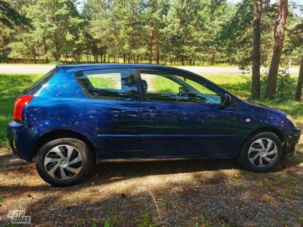Zils Toyota Corolla 2002 Kaišiadorys, ar dzinēja tilpumu 1.40 L un nobraukumu 205 tūkst. km par 990 €, foto 10 vietnē AUTOMOTO.COM.LV